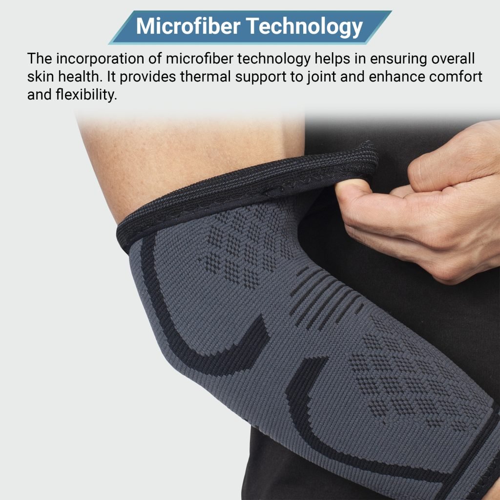 Compression Elbow Support Sleeve For Tennis Elbow Pain Relief | 360 Relief